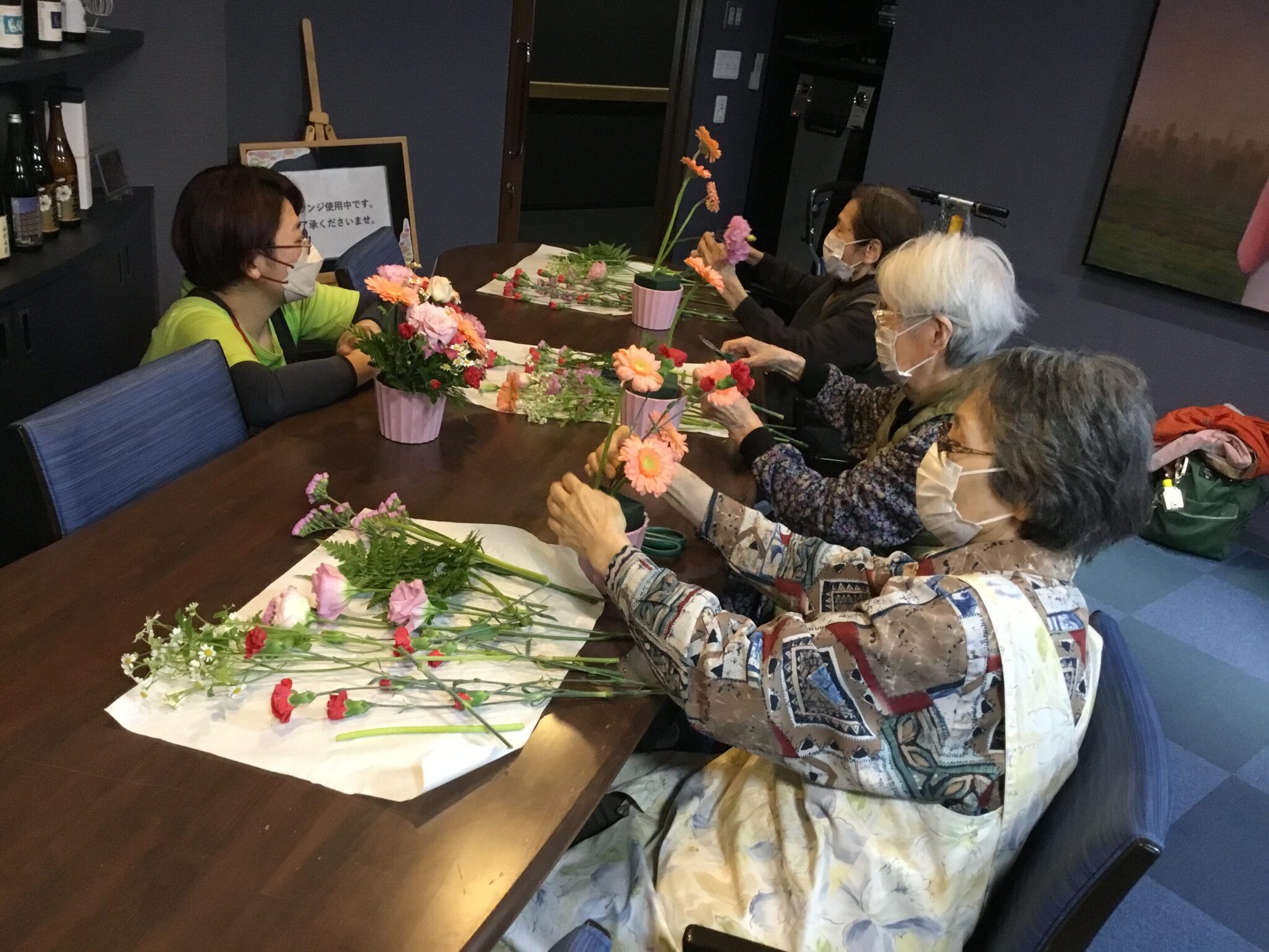 フラワーアレンジメント教室💐 – JAWA秋田グループ｜秋田の介護サービス事業・保育園事業